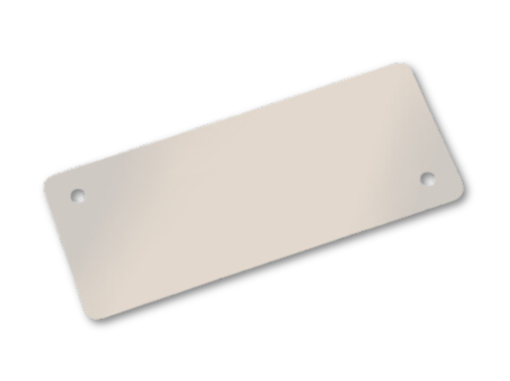 Infratech J Box Cover Plate in Almond Color