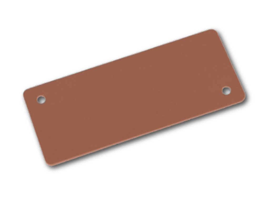 Infratech J Box Cover Plate in Copper Color