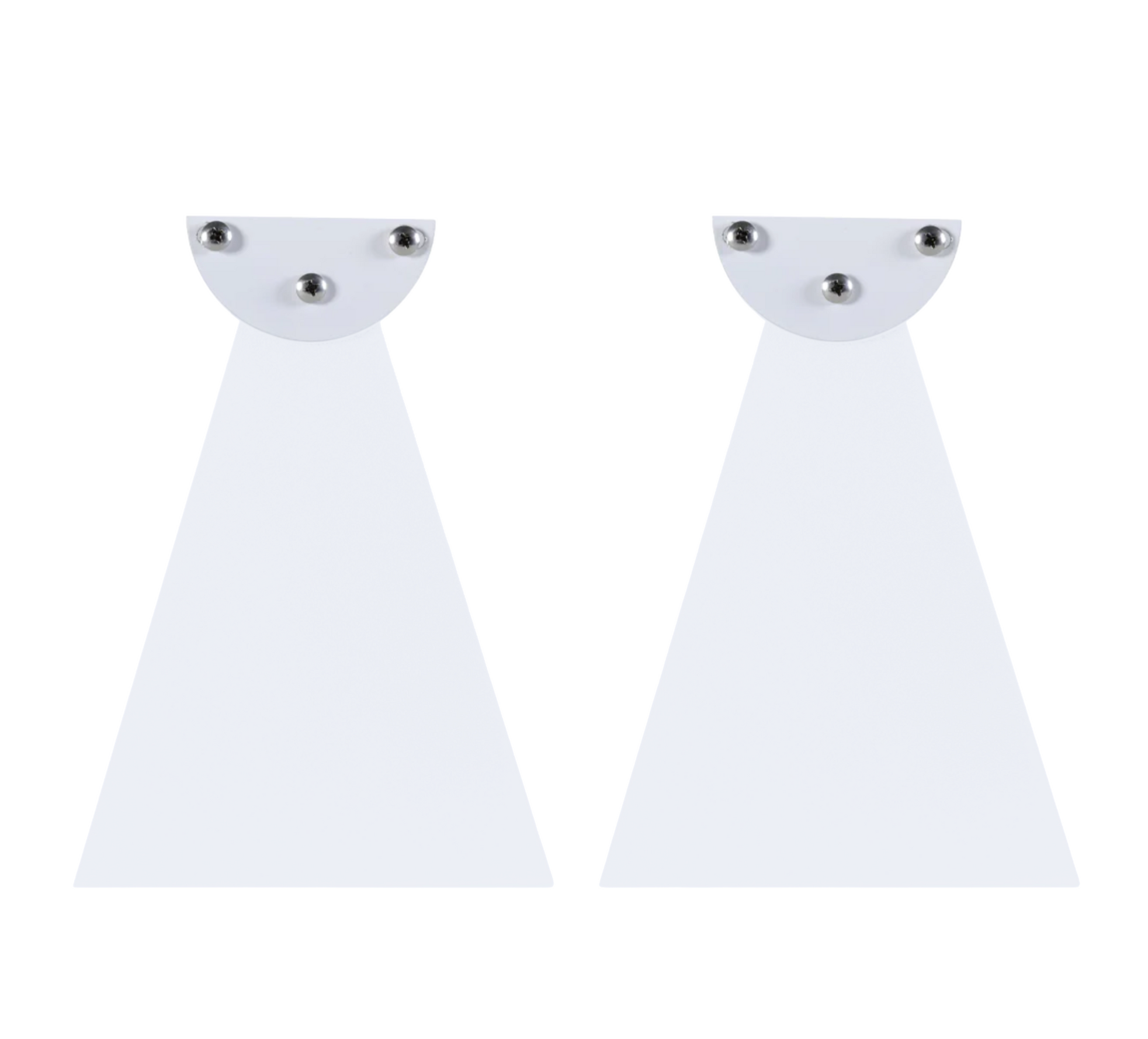 Infratech Heater Extended 8" Pair of Brackets for W/WD Series - White