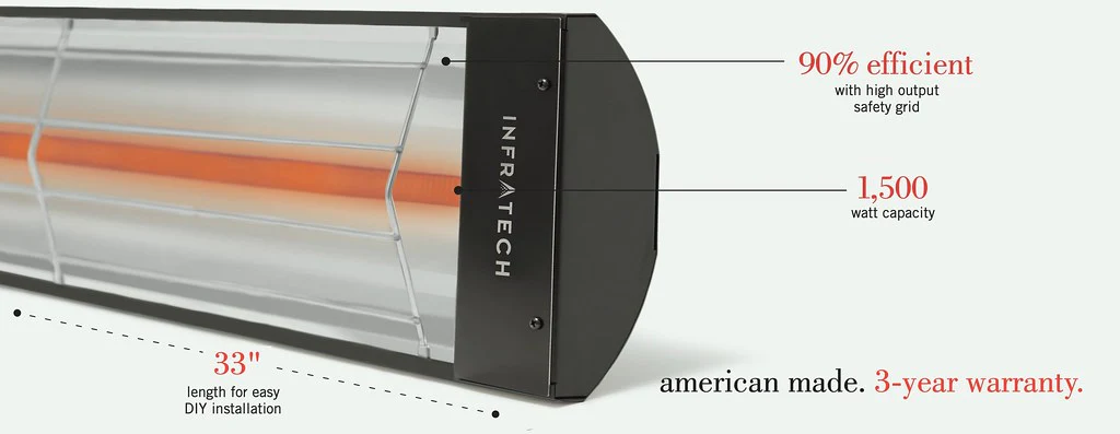 C-Series Single Element Heaters 1500 Watt - Infratech Heating